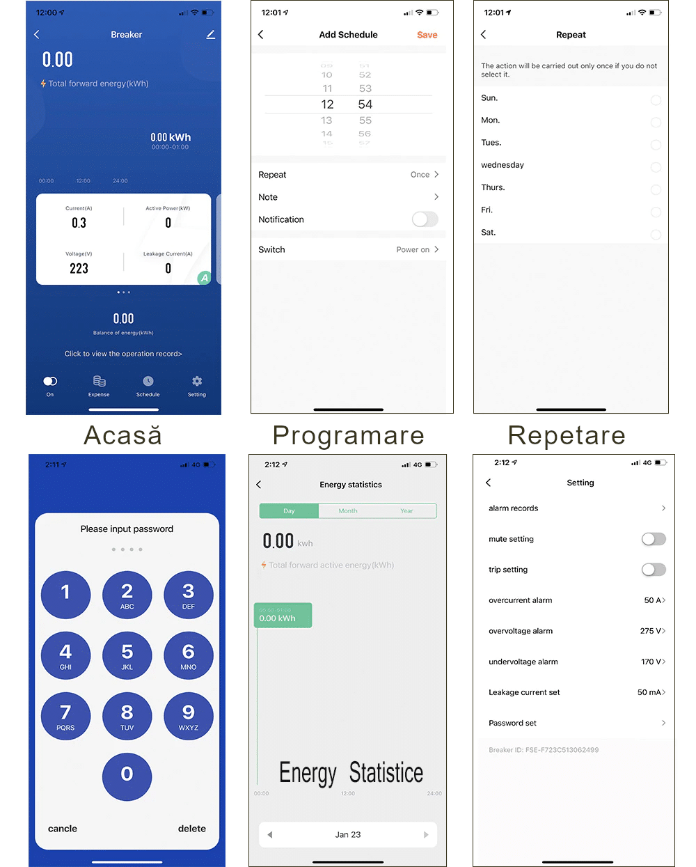 EAMPDW-TY-63 Protecție 5 in 1 Tuya - Livrare din București